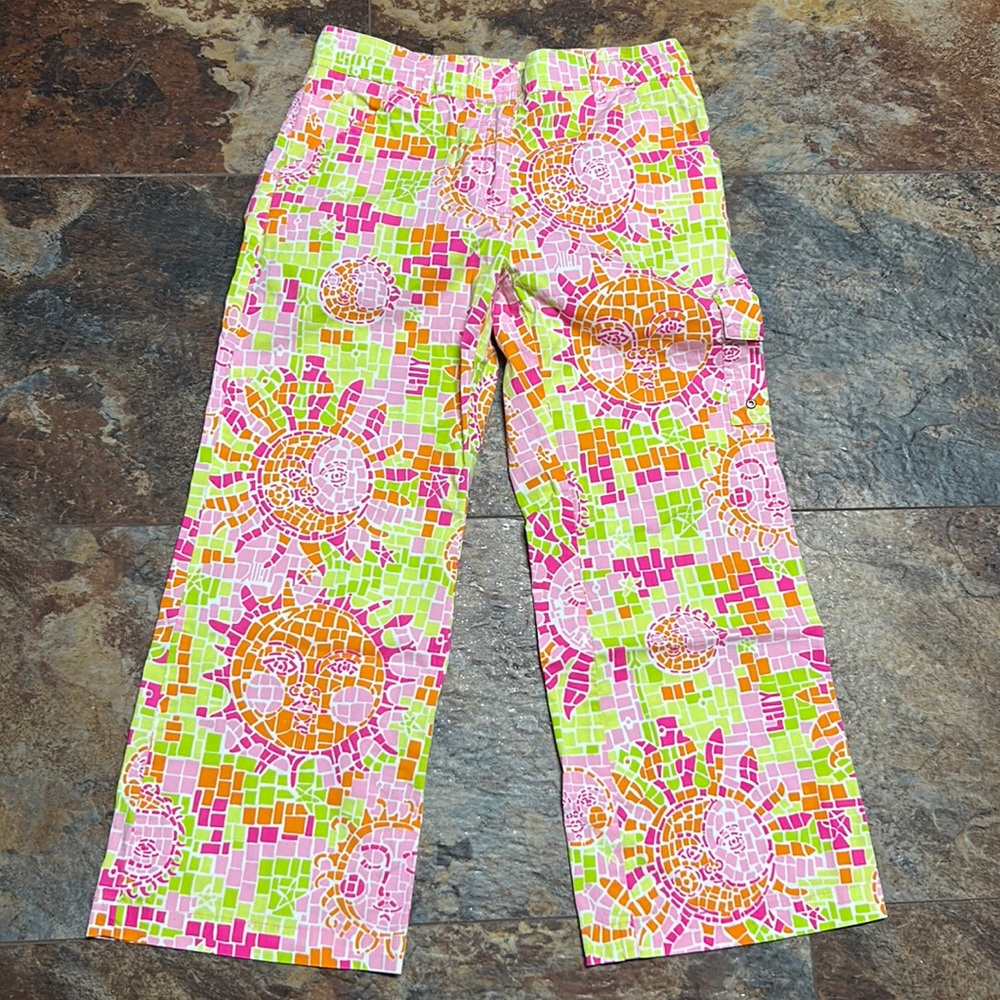 Vintage Lilly Pulitzer Bright Sun Mosaic Sun Motif Wi… - Gem
